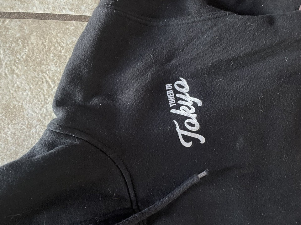 Panda HOODIE Tuned In Tokyo Sweatshirt Pullover Sz M Legends Never Die ...