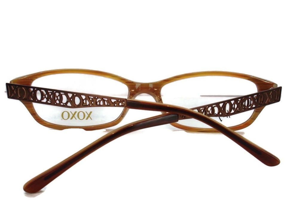 XOXO Eyeglasses Sweet Brown Frame Women Ladies Plastic 52-16-135 | eBay