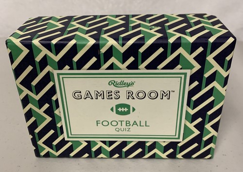 Ridley's Games Room Football Quiz 140 Question Cards U1 5055923726396| eBay