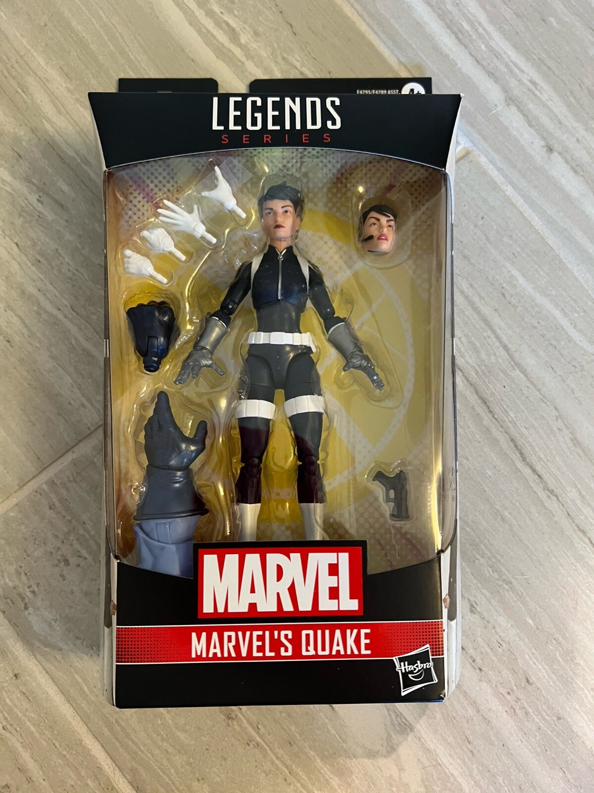 MARVEL LEGENDS Quake 6 IN FIGURE BAF Marvel's CONTROLLER BUILD A Figure ...