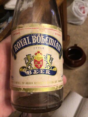 DULUTH BEER BOTTLE. ROYAL BOHEMIAN ROYAL 58. Paper Label. Minnesota Mn ...