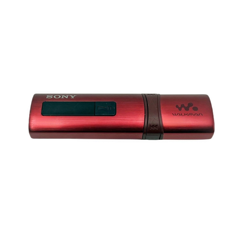 Red Sony MP3 NWZ-B183F Protable Music Player 4GB Walkman USB MP3 Player ...