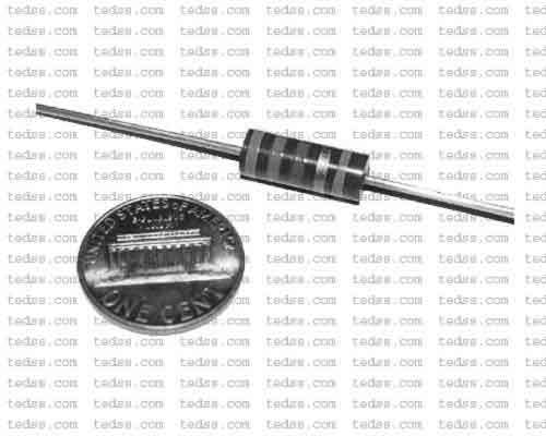 LOT OF 100 RC20GF131J Allen Bradley resistor 130 Ohm 0.5W 5% Carbon ...