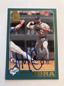 2001 Topps Alex Cora #581 Auto Signed Autograph Dodgers Red Sox | eBay