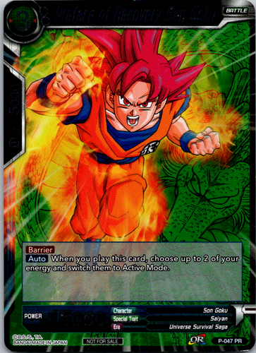 Dragon Ball Super TCG - Preface of Recovery Son Goku - Tournament Promo ...