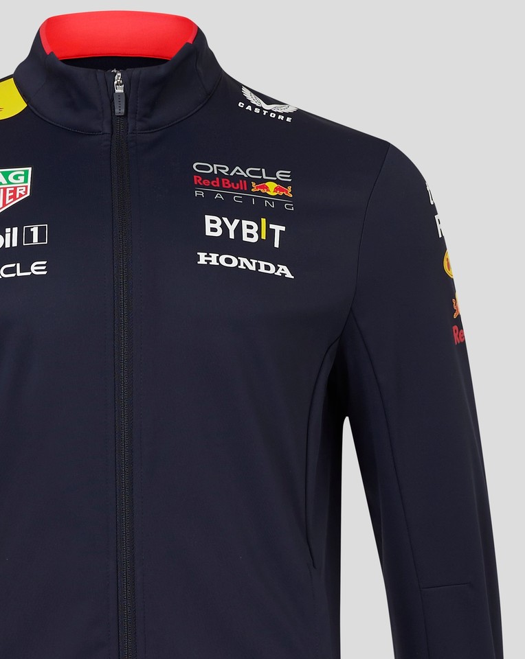 Red Bull Racing F1 2024 Team Softshell Jacket- Navy | eBay
