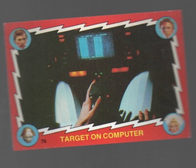 1979 Topps Buck Rogers in the 25th Century Card #76 TARGET ON COMPUTER ...