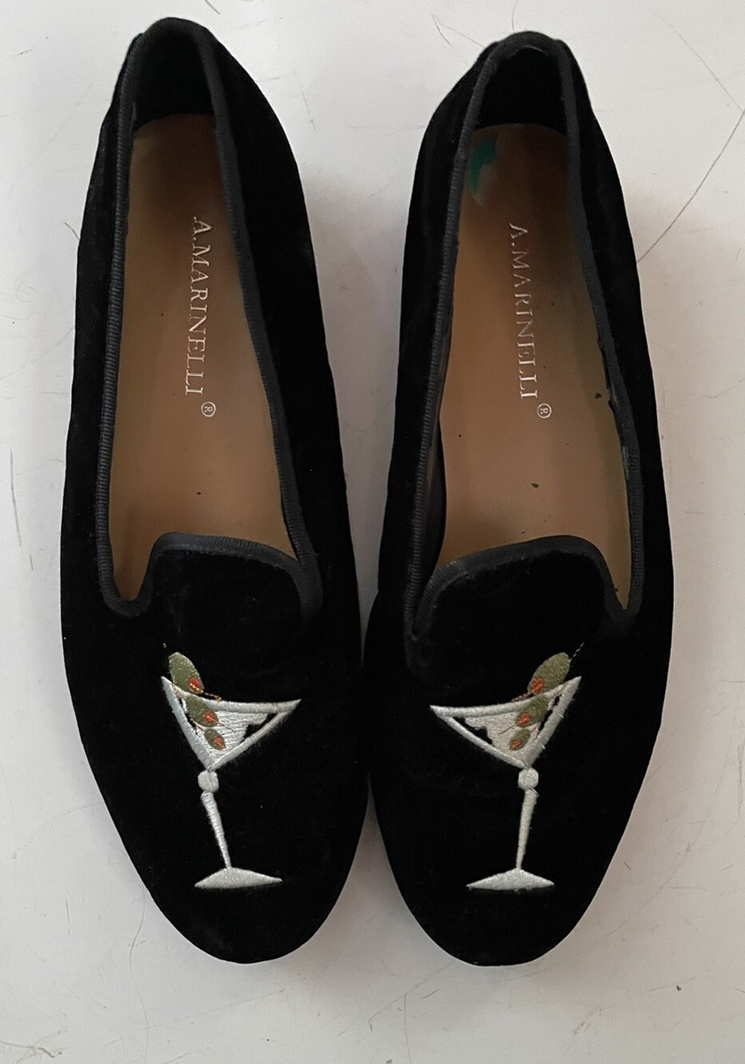 Martini Velvet Slippers