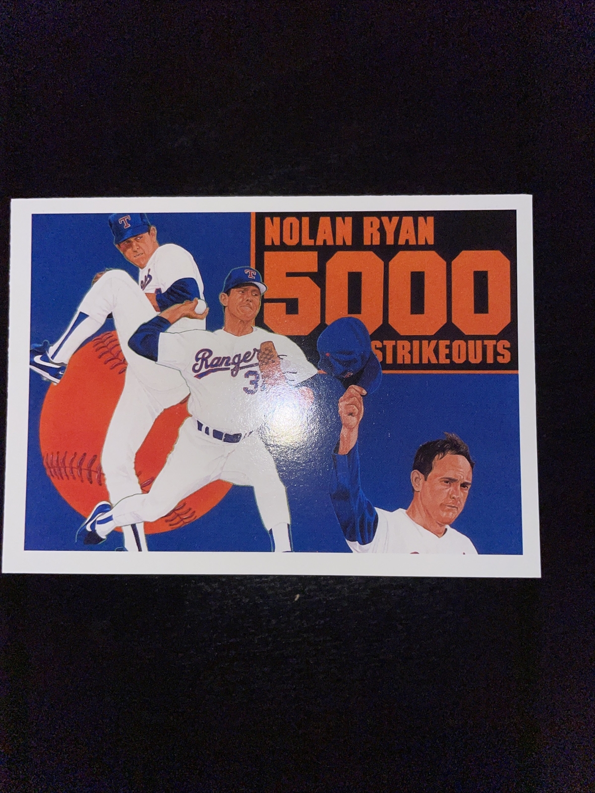 1990 Upper Deck Nolan Ryan 5000 Strikeouts #34 PSA 9 Rangers MINT B442 ...