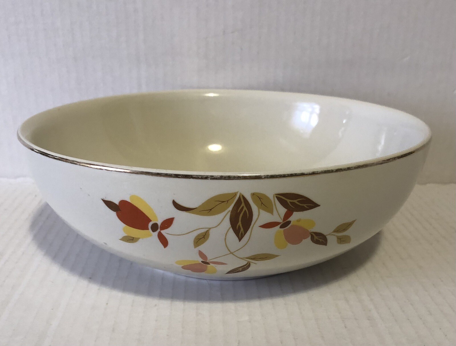Vintage Hall's Superior Quality Kitchenware Autumn Leaf Jewel Serving ...