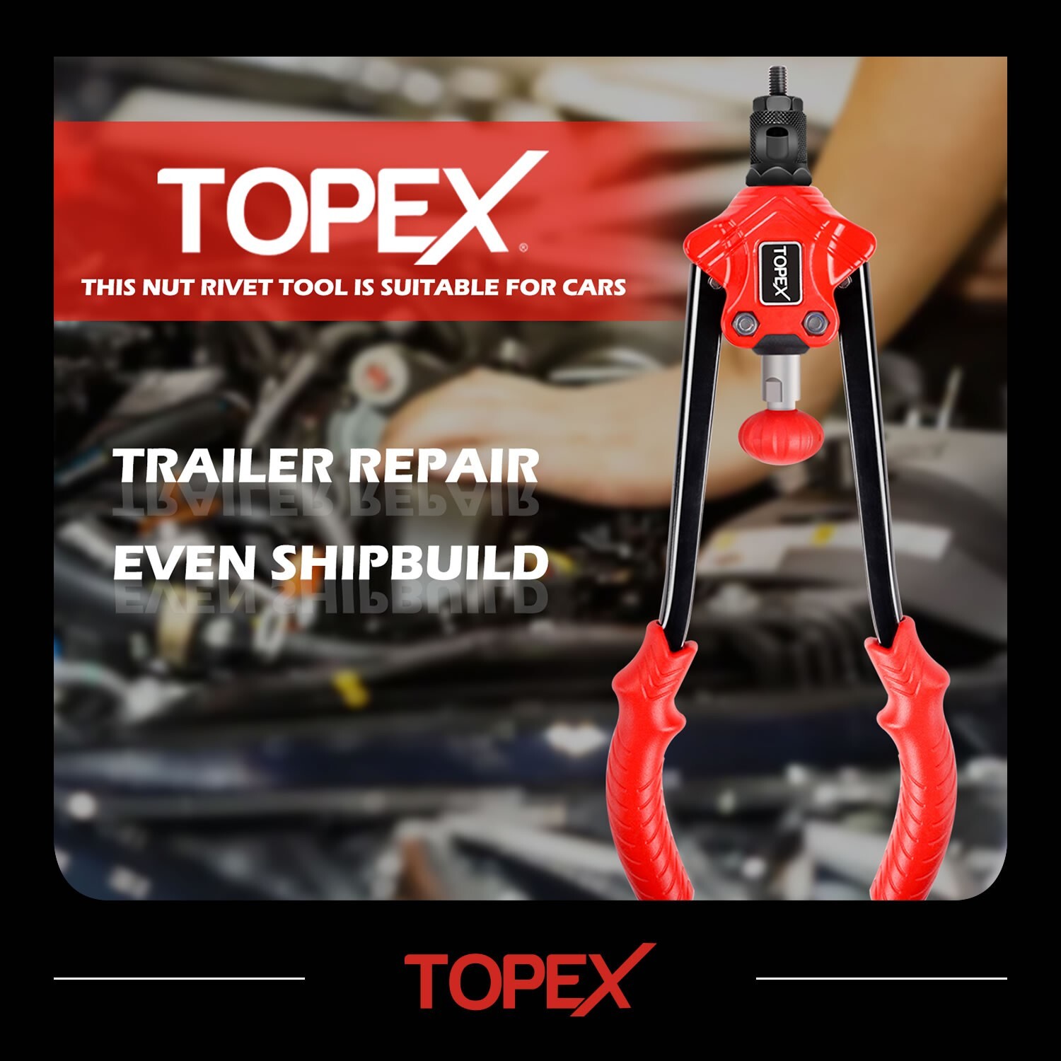 160PCS Heavy Duty Nut Rivet Riveter Rivnut Nutsert Gun Riveting Kit ...