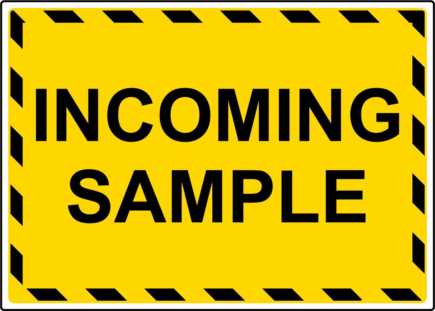 INCOMING SAMPLE | Laminated Vinyl Decal Sticker Label | eBay