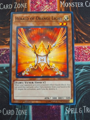 Yu-Gi-Oh! TCG Herald of Orange Light SR05-EN019 Common 1st Edition Near ...