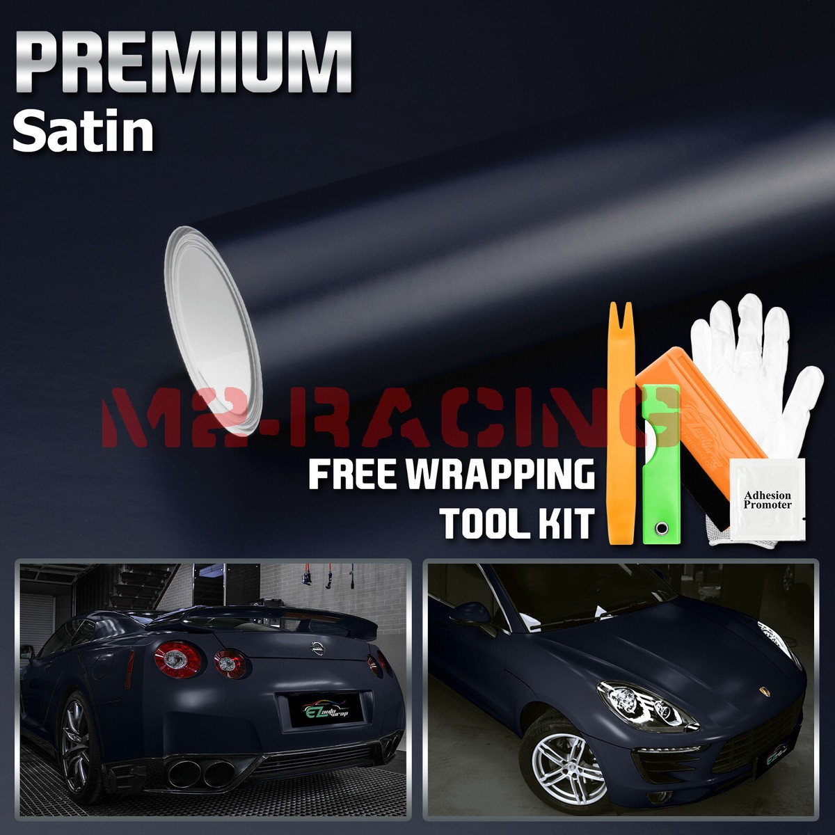 Matte Indigo Blue Vinyl Wrap