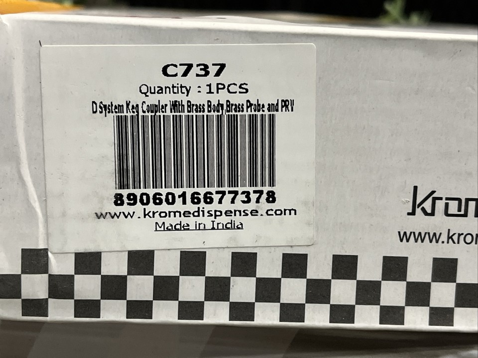 45 QTY! MASSIVE LOT- Krome Dispense C737 Keg Coupler D System Brass ...