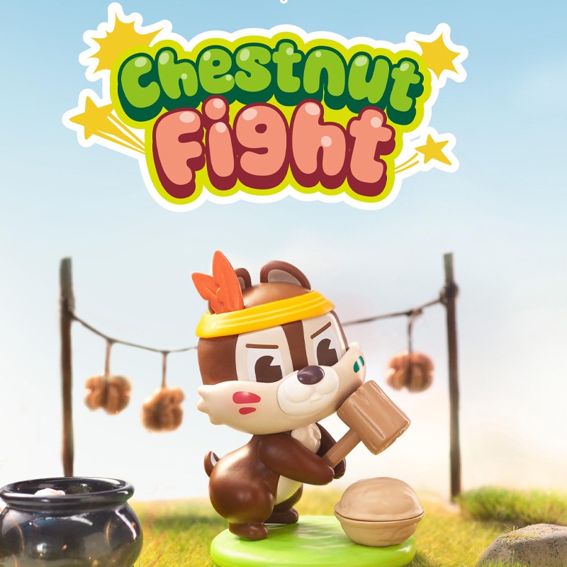 Miniso Chip and Dale Chestnut Fight Series Blind Box Figure Ornament ...