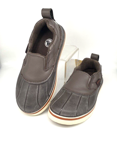 Crocs Kids Unisex All Cast Duck Shoes Size 1 Brown Slip On Outdoor ...