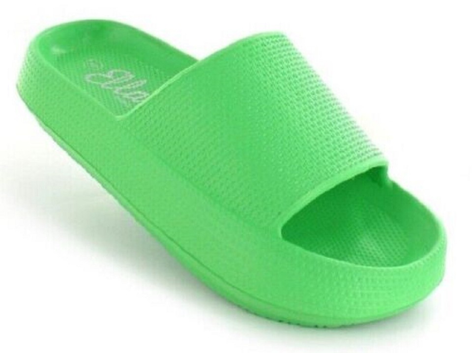 Womens Pillow Sliders Slides EVA Comfort Summer Shower Beach Sandals ...