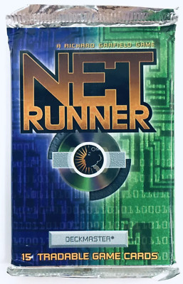 NETRUNNER Limited 1.0 Booster Pack 1996 WOTC NEW SEALED CCG TCG Richard ...