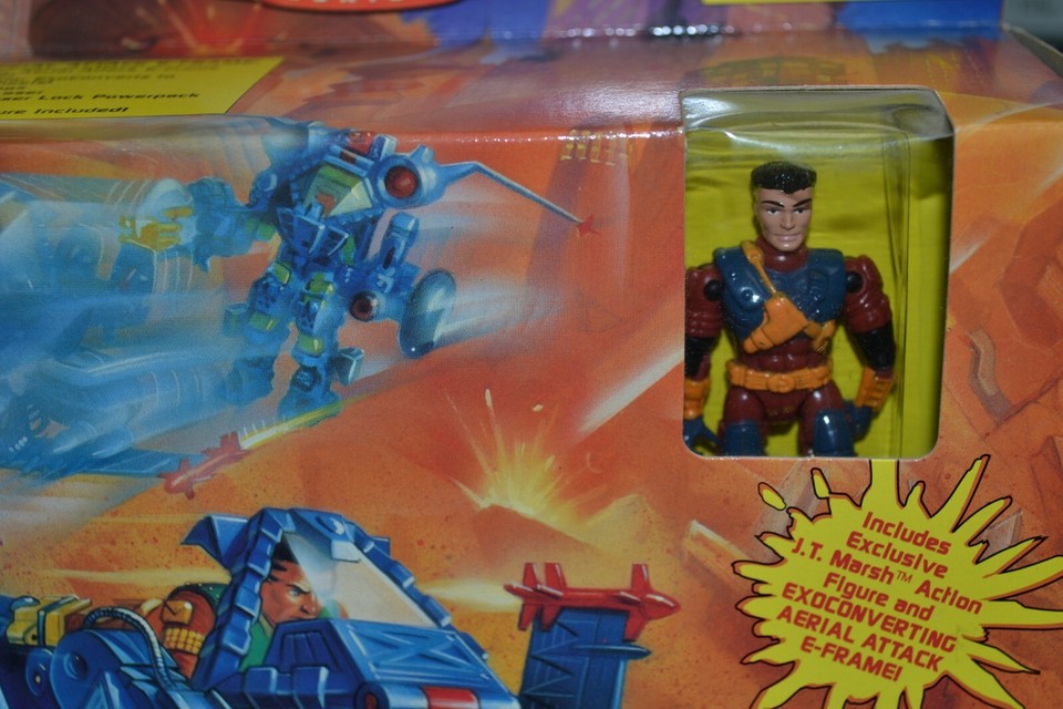 RARE SEALED Exo Squad JT Marsh EXOCONVERTING AERIAL ATTACK E-Frame 6871 ...