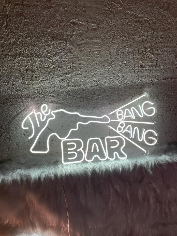 The bang bang bar led neon sign, Twin Peaks Personalized Led Neon ...
