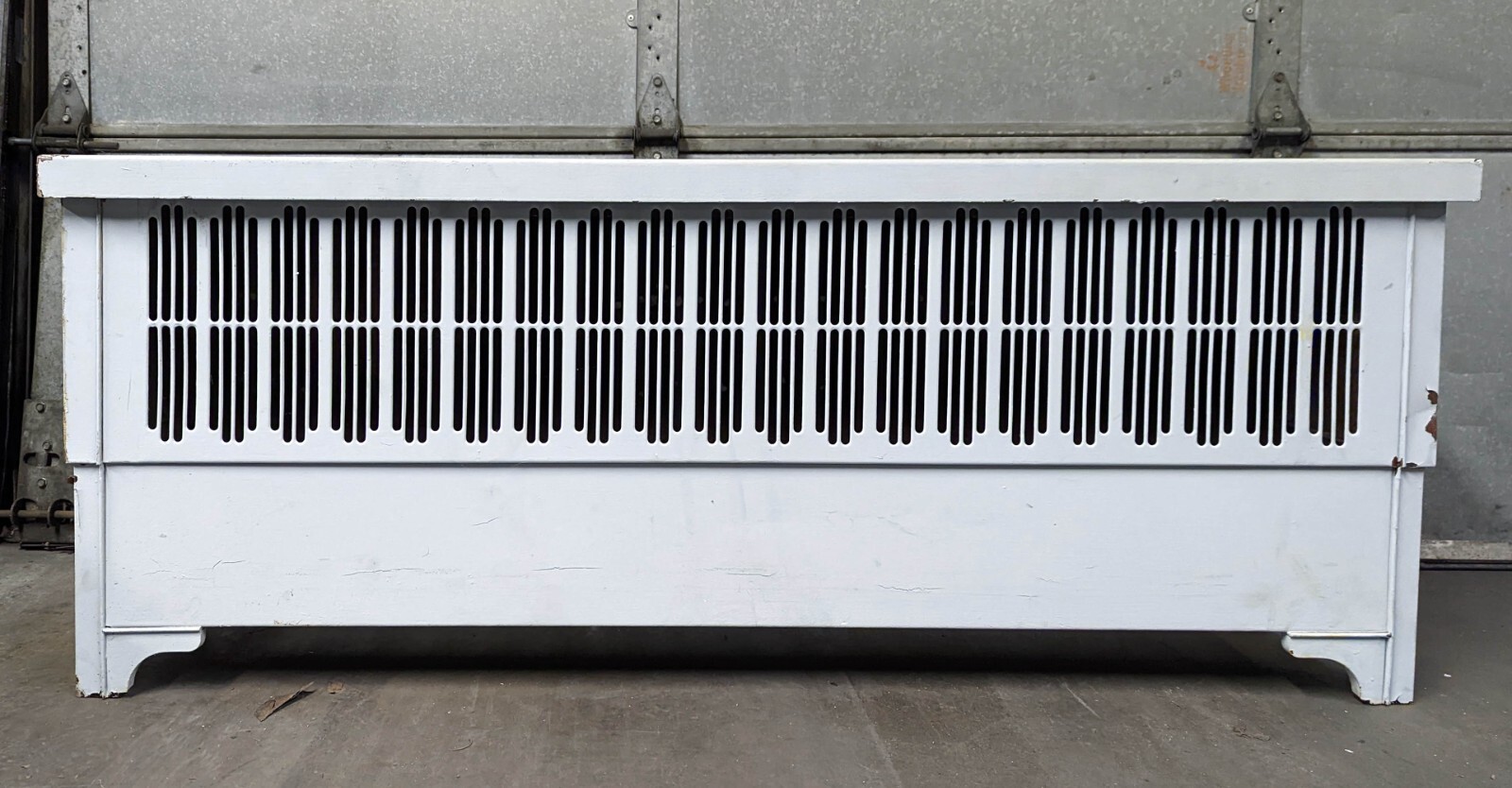 2 avail 60"W Antique Vintage Old Steel Metal Radiator Heater Cover Case ...