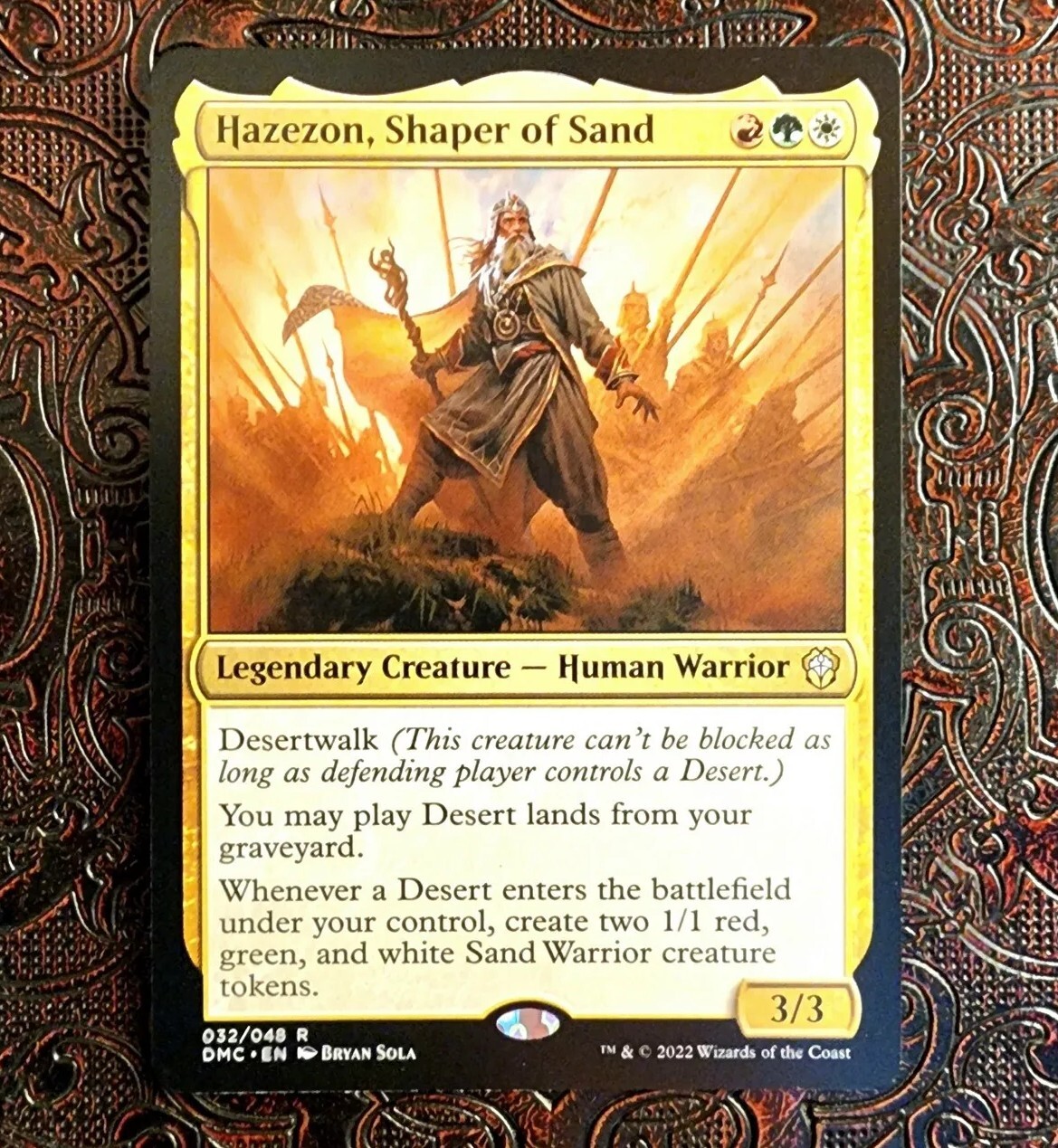 MTG+Hazezon%2C+Shaper+of+Sand+Commander%3A+Dominaria+United+032%2F048 ...