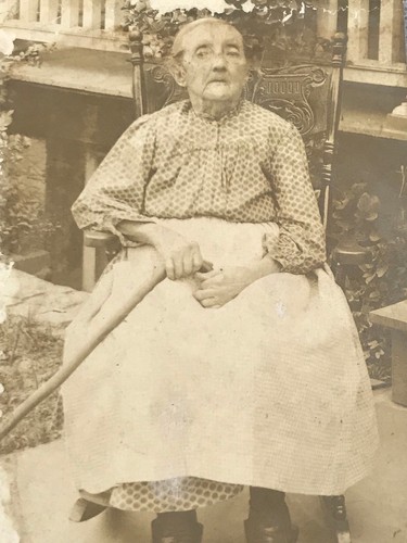 RPPC 1918-1930 Old Woman Bubba Grandmother In Chair Cane Fast Ship | eBay