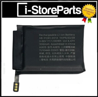BATTERIA NUOVA PER APPLE WATCH SERIE 8 GENERAZIONE 45MM BATTERY A2815 ...