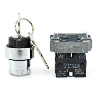 For Three-position Key Switch XB2-BG33C ZB2-BE101C 2NO Self-locking | eBay