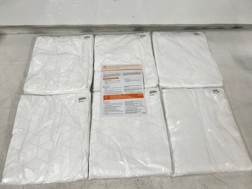 CASE OF 6 Valley Forge Queen 89.5" x 87" WHITE Duvet Covers Diamond/Box ...