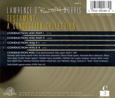 LAWRENCE D. "BUTCH" MORRIS CONDUCTION 50 NEW CD 93228048824 | eBay