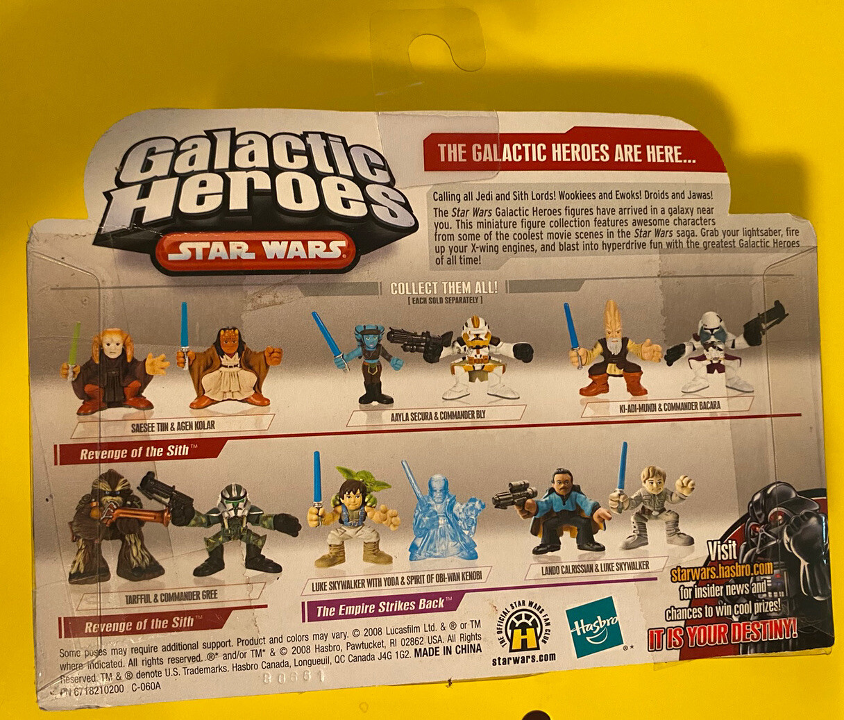 2007 Hasbro Star Wars Galactic Heroes Tarfful & Commander Gree Figure 2 ...