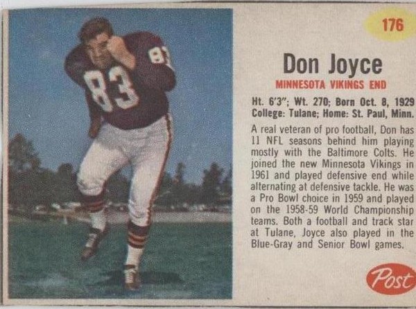 1962 Post - #176 Don Joyce for sale online | eBay