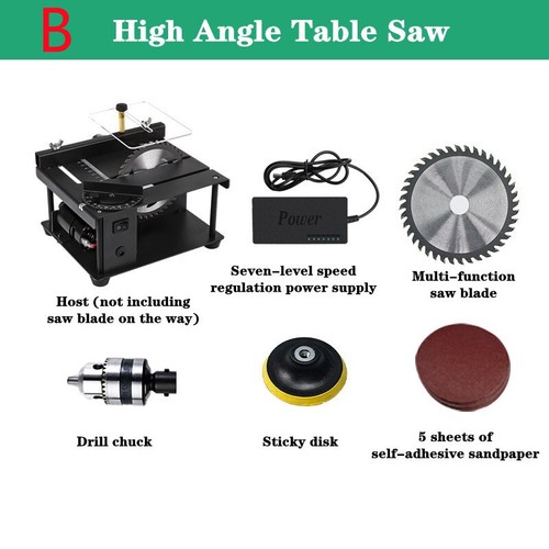 12-24V 200W Table Saw Mini Desktop Electric Saw Cutter Wood Plastic ...