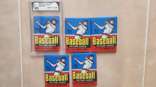 1977 topps baseball packs unopened lot Gai 9.5 gem mint | eBay