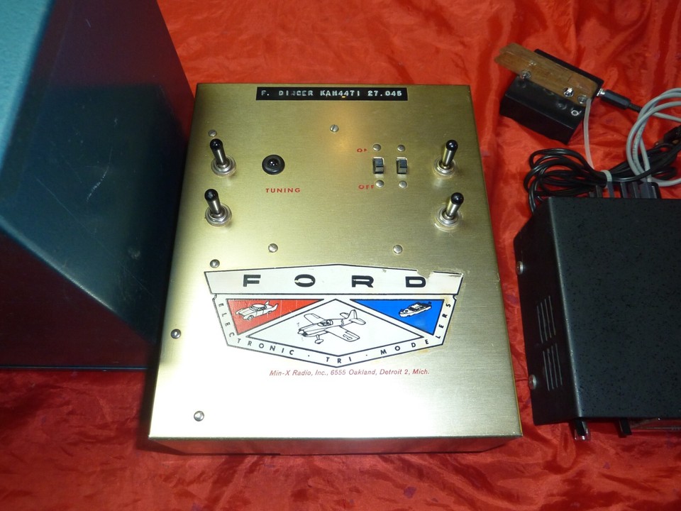 Vintage R/C Remote Control Equipment 1950's Transmitters Schmidt Radio ...