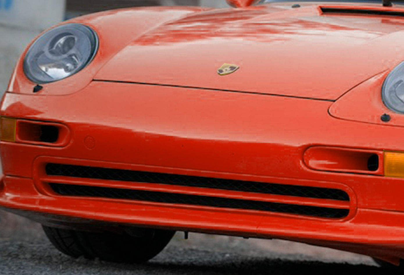 FOR Porsche 911 993 RS SET Front Bumper Air Ducts For Replaces Fog ...