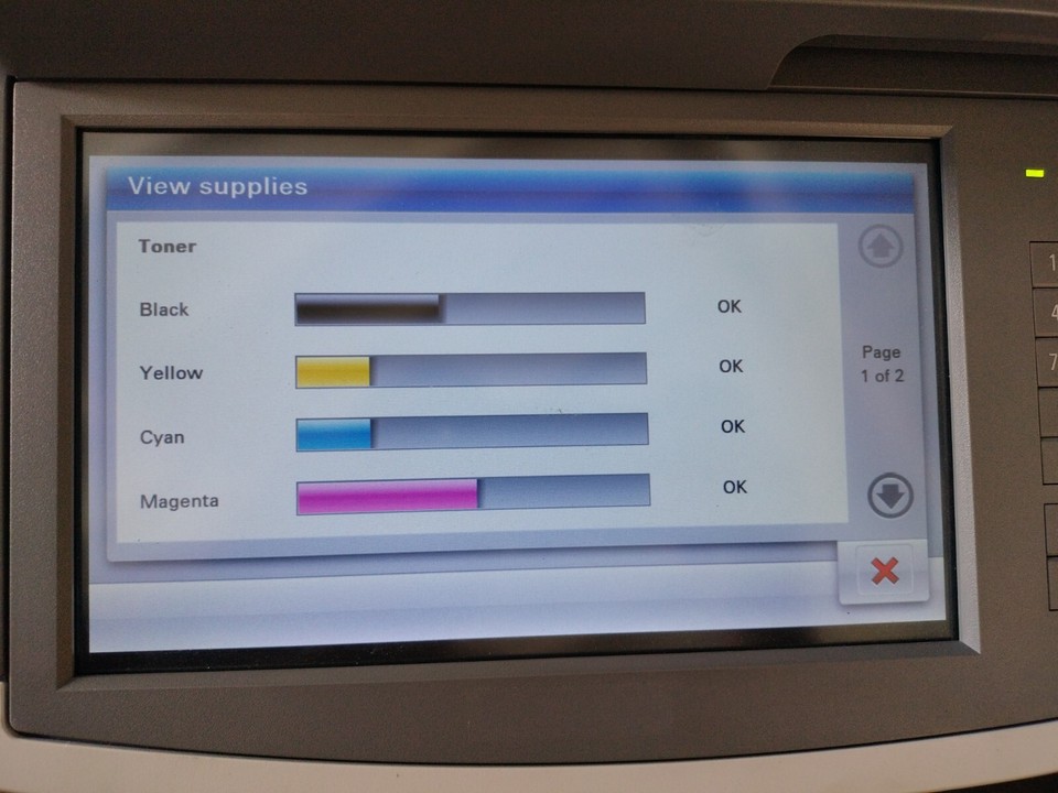 LEXMARK X792de MFP Color All-In-One Printer (TYPE 7562-436)*READ DESC ...