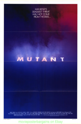 MUTANT MOVIE POSTER Very Fine Condition Advance Folded 27x41 AKA NIGHT ...