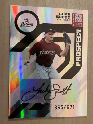 2005 Donruss Elite Luke Scott Autograph 365/671 | eBay