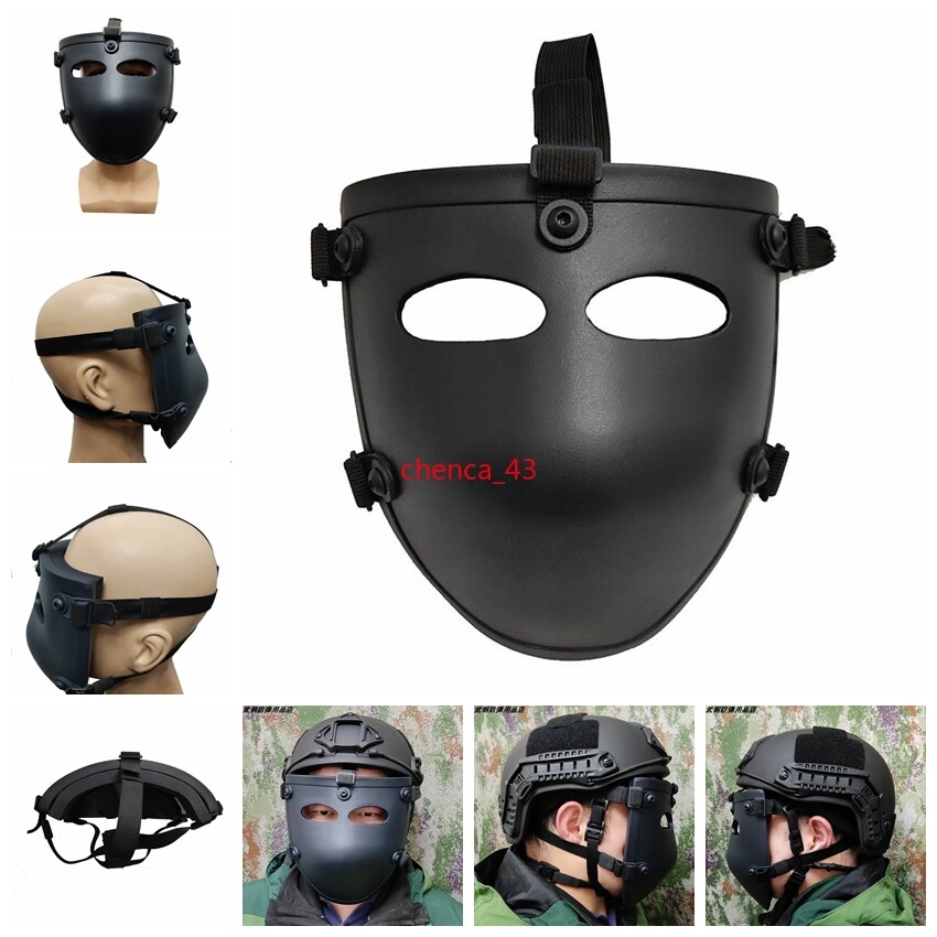 US! Level IIIA Ballistic Half Face Masks Aramid Bulletproof Tactical ...