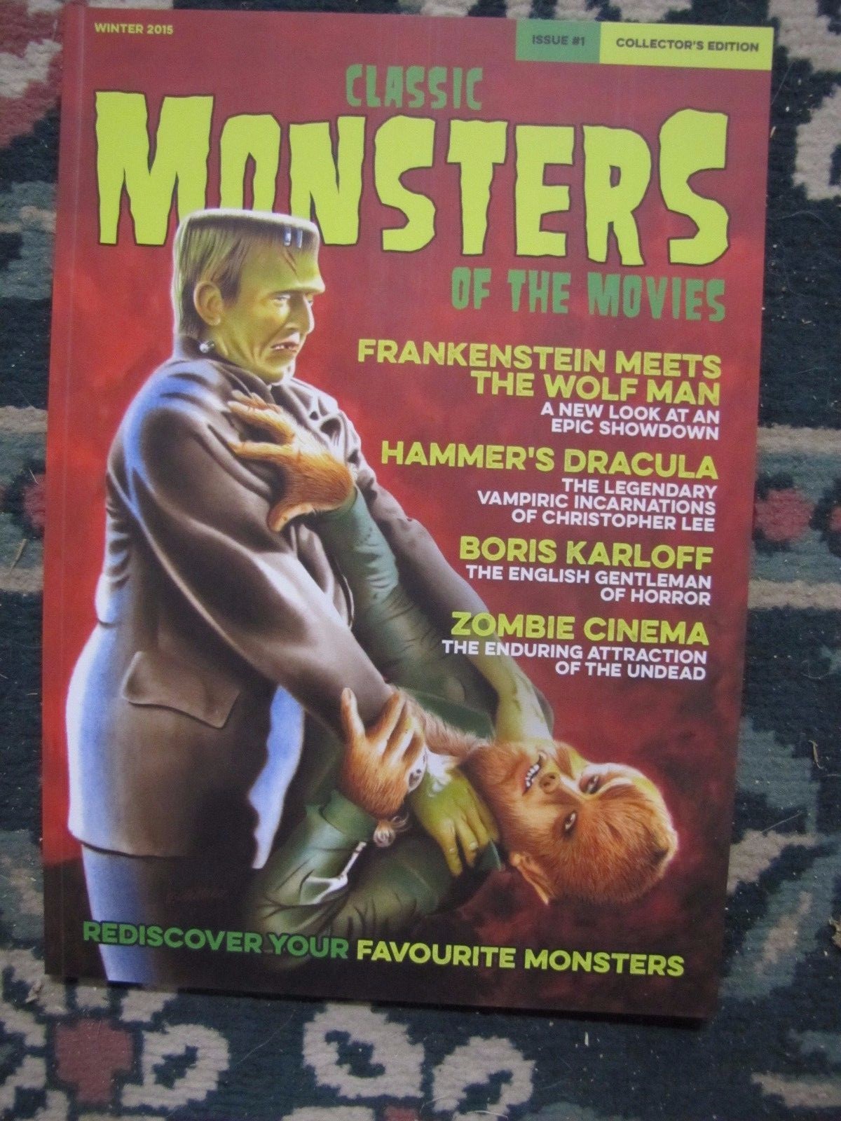 CLASSIC MONSTERS Magazine #1:(UK) Frankenstien vs Wolfman OUT OF PRINT ...