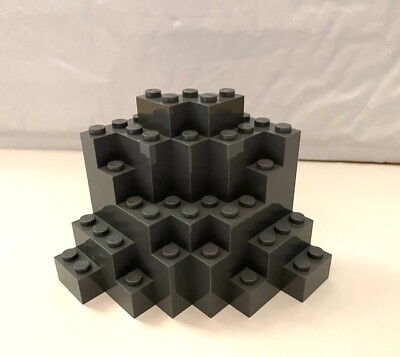 LEGO Rock Panel 8 x 8 x 6 Medium Symmetric (MURP) Part 23996 | Dark ...