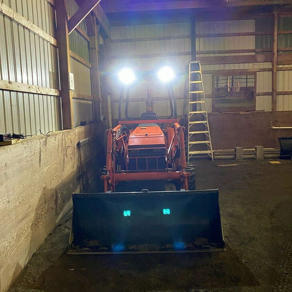 2x White LED headlight bulbs for Kubota L2050 L2250 L2850 L3250 pn ...