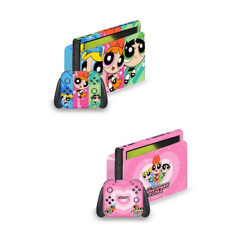 OFFICIAL THE POWERPUFF GIRLS GRAPHICS VINYL SKIN FOR NINTENDO SWITCH ...