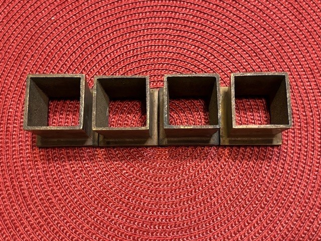 Antique Vintage Brass Furniture Table Leg Foot Hardware Lot of 4 | eBay UK