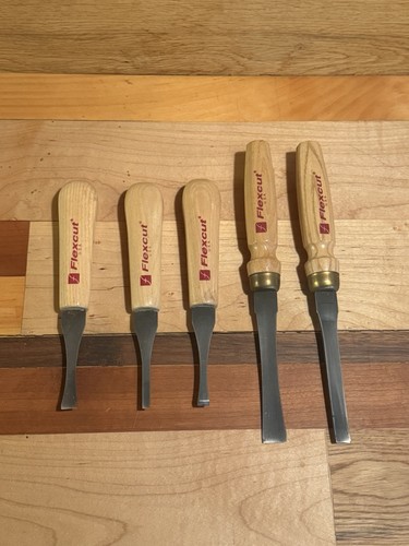 Flexcut Carving Tool Set 5 Piece Excellent Condition Free Shipping | eBay