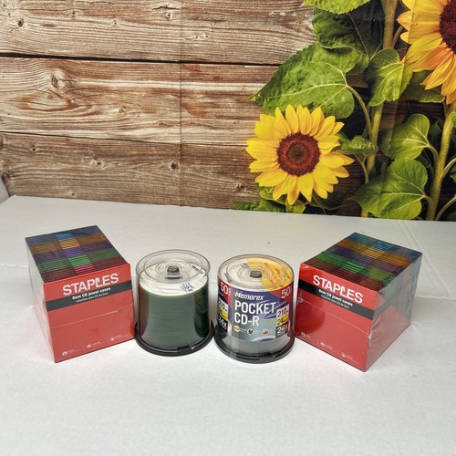 Memorex Mini 3 Inch Data CDs CD-R 24 min 24X Pack of 50 New Sealed And ...