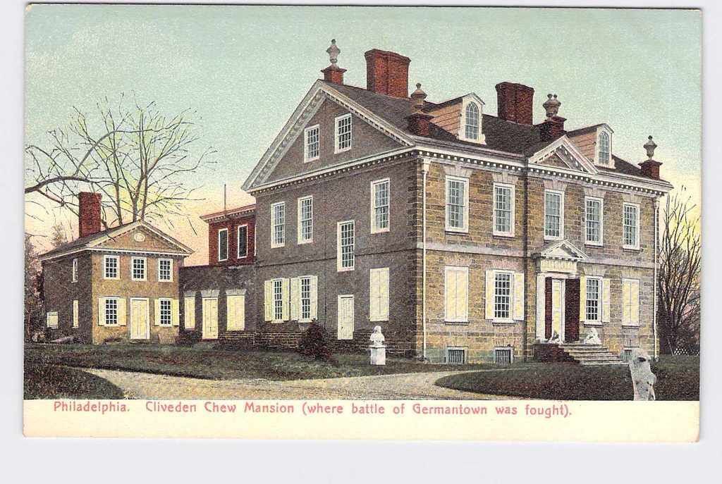 PPC Postcard PA Pennsylvania Philadelphia Cliveden Chew Mansion ...